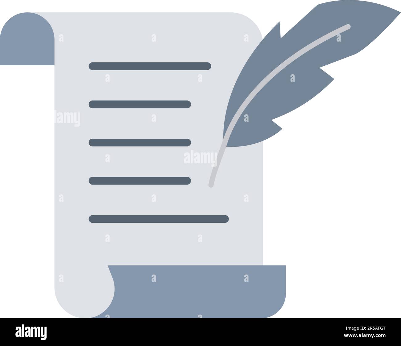 Scroll icon vector image. Suitable for mobile application web ...