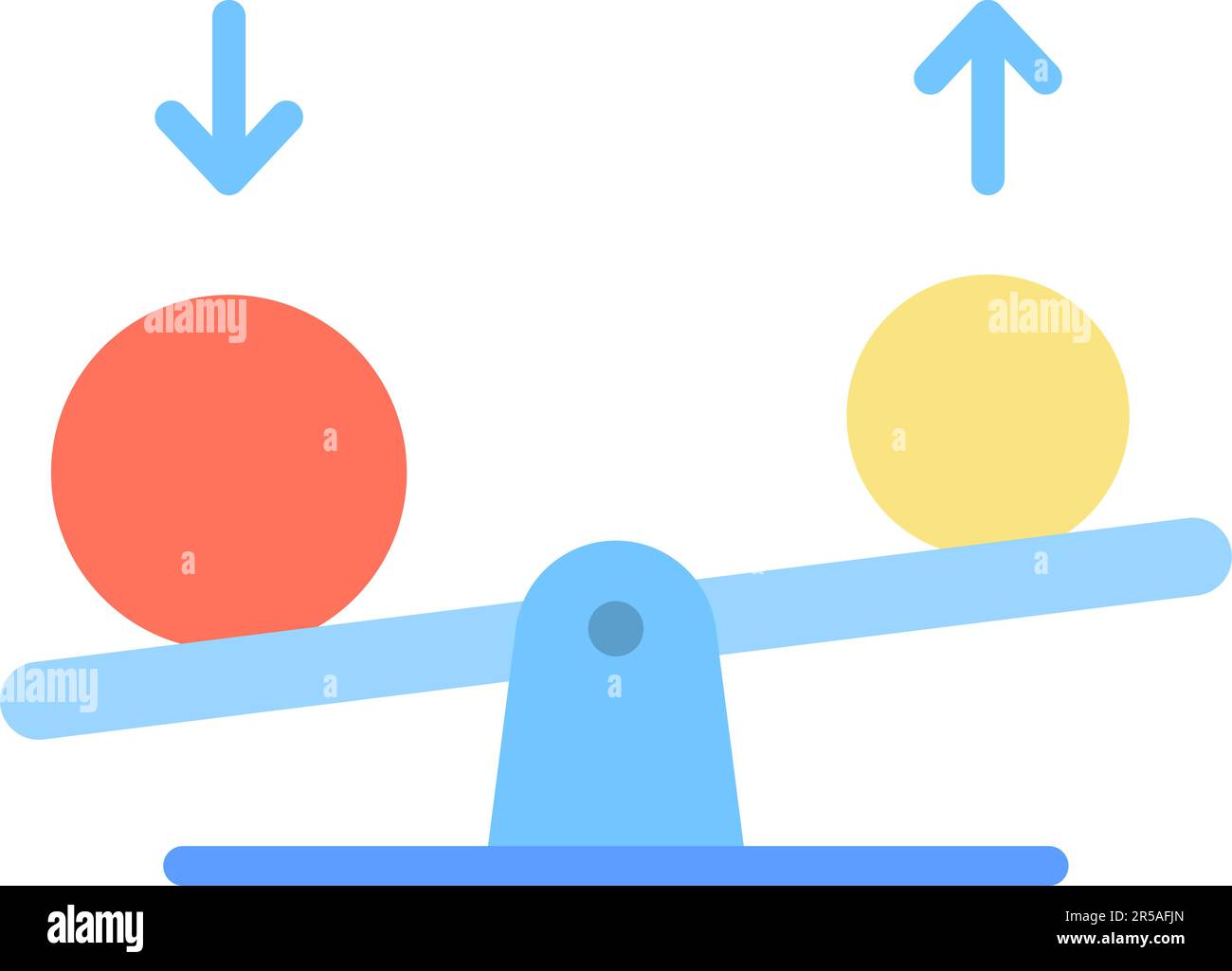 Seesaw icon vector image Stock Vector Image & Art - Alamy