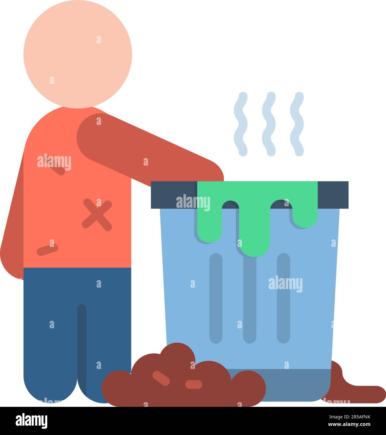 Scavenger icon vector image Stock Vector Image & Art - Alamy