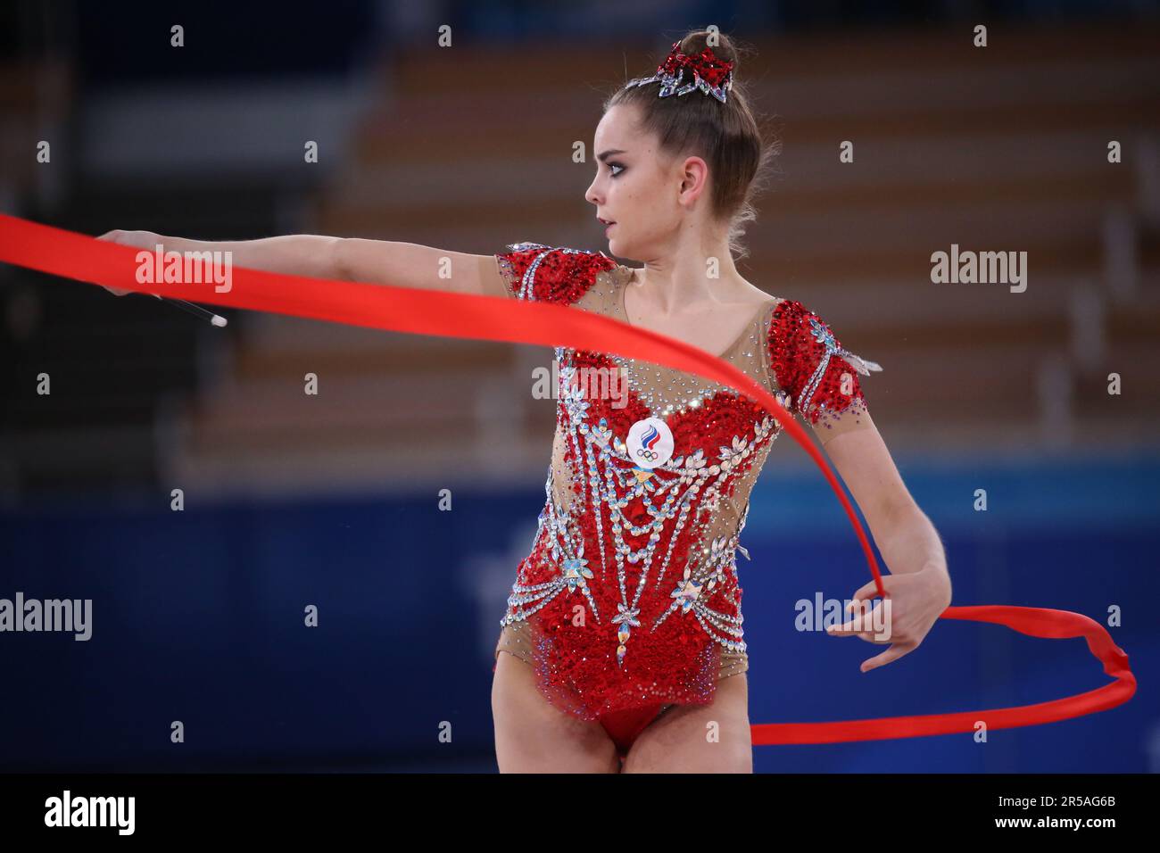 AUG 7, 2021 - Tokyo, Japan: Dina AVERINA of Team Russia competes on ...
