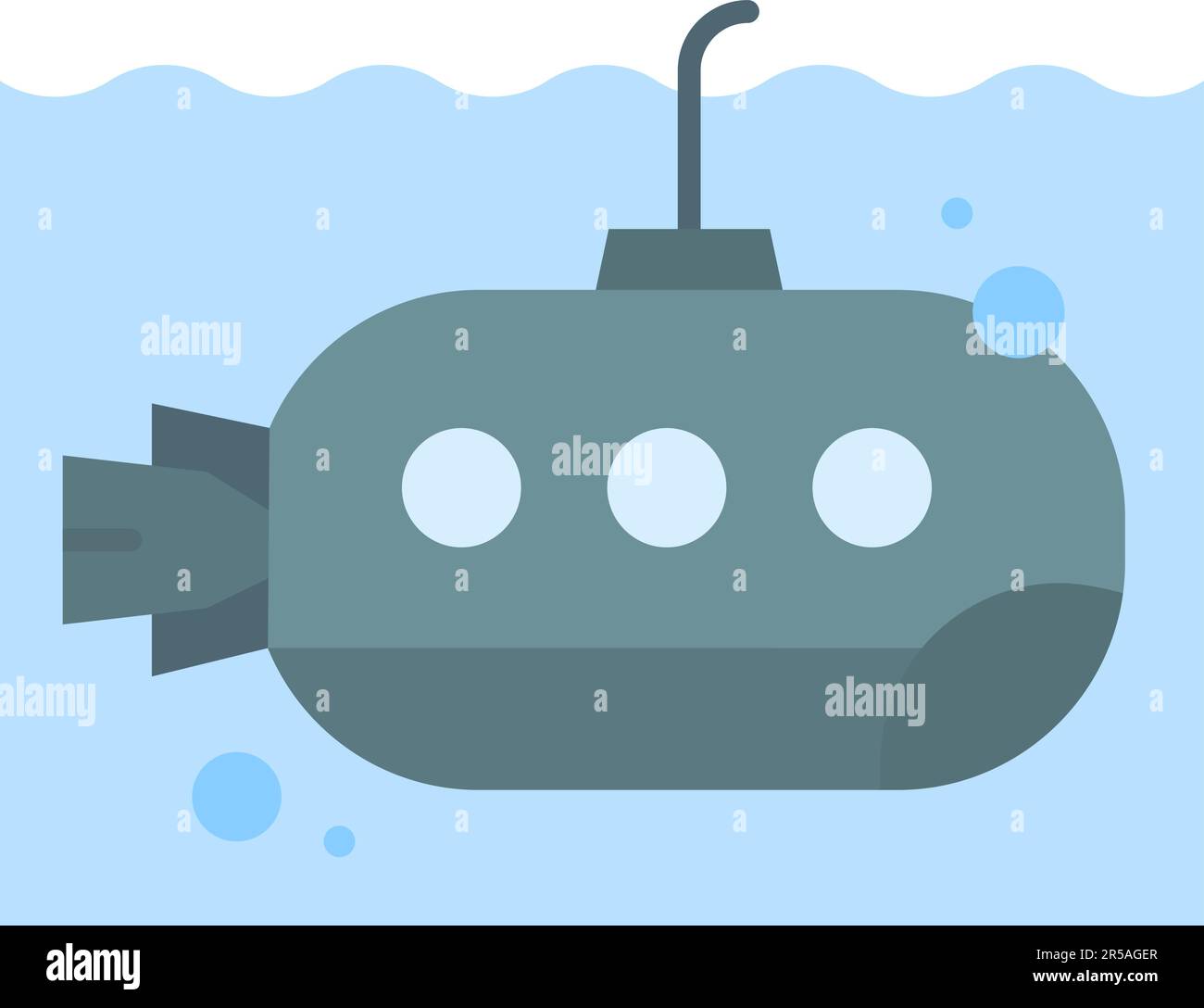 Submarine icon vector image Stock Vector Image & Art - Alamy