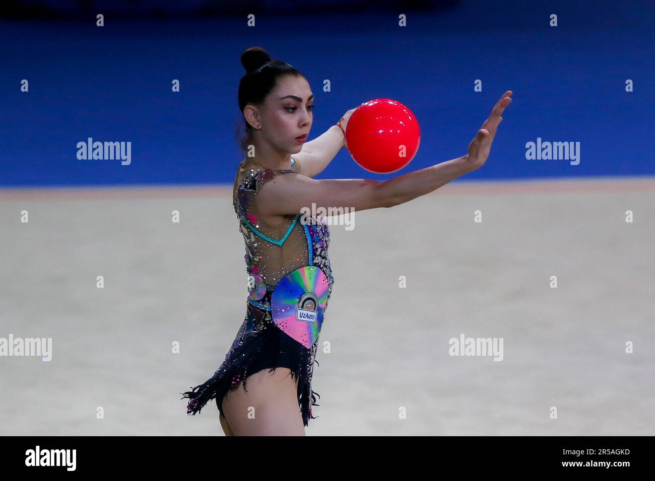 Manila. 2nd June, 2023. Yosmina Rakhimova of Uzbekistan competes in the ...
