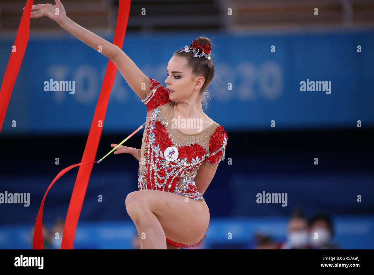 AUG 7, 2021 - Tokyo, Japan: Dina AVERINA of Team Russia competes on ...