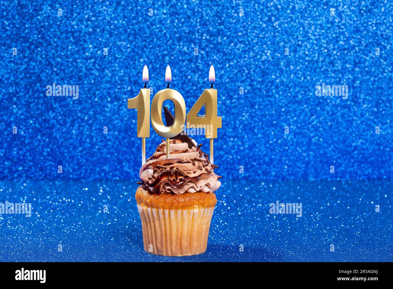 Cupcake With Number For Celebration Of Birthday Or Anniversary; Number ...