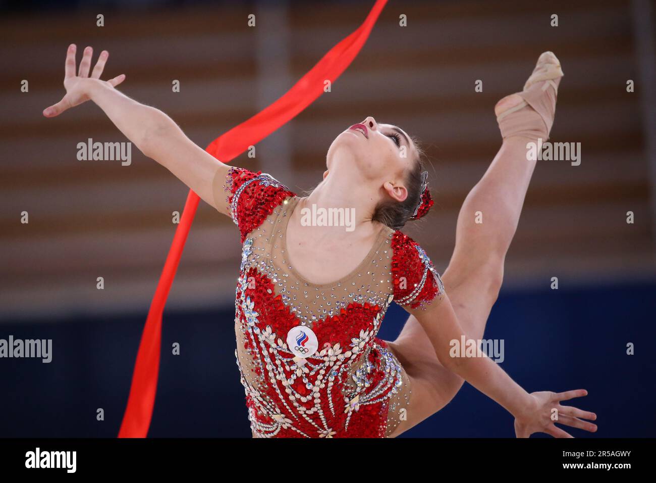 AUG 7, 2021 - Tokyo, Japan: Dina AVERINA of Team Russia competes on ...