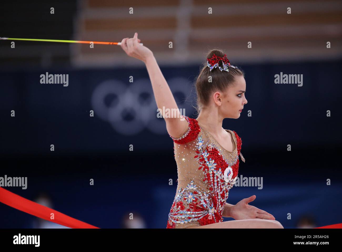 AUG 7, 2021 - Tokyo, Japan: Dina AVERINA of Team Russia competes on ...