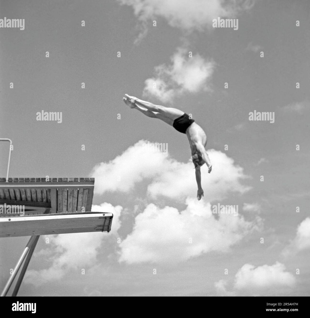 Diver Eugen Ahnström competed for the sports club Hellas and won the ...