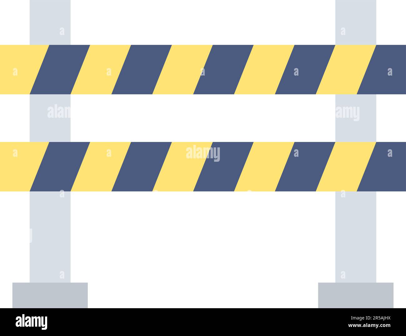 Road Barrier icon vector image Stock Vector Image & Art - Alamy