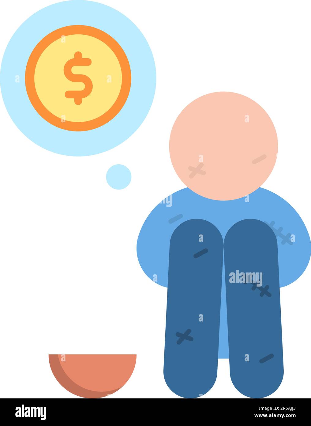 Poor icon vector image Stock Vector Image & Art - Alamy
