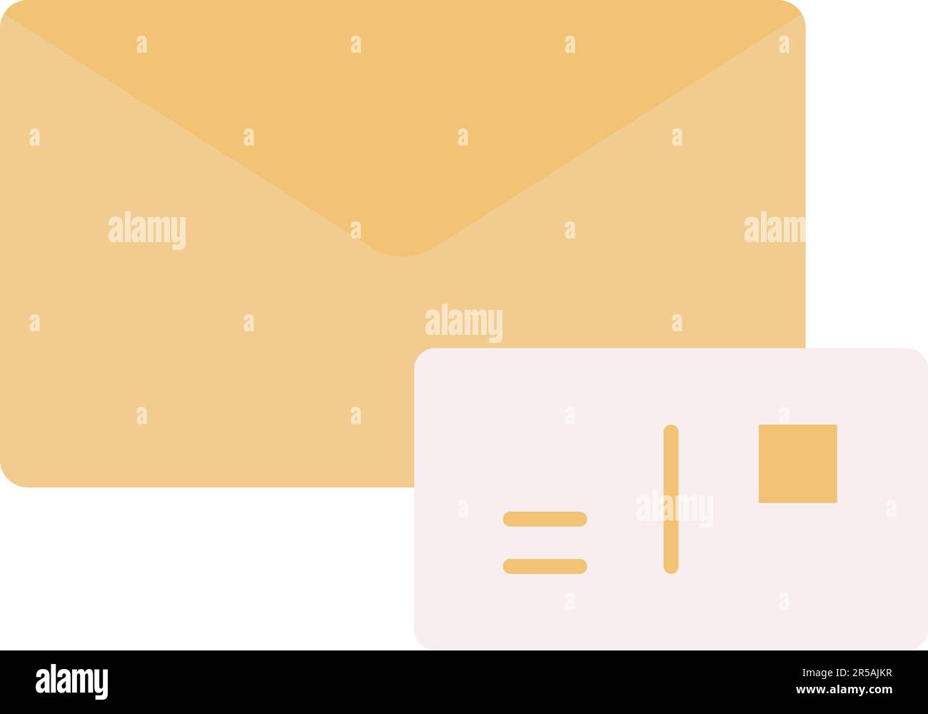 Postcard icon vector image Stock Vector Image & Art - Alamy