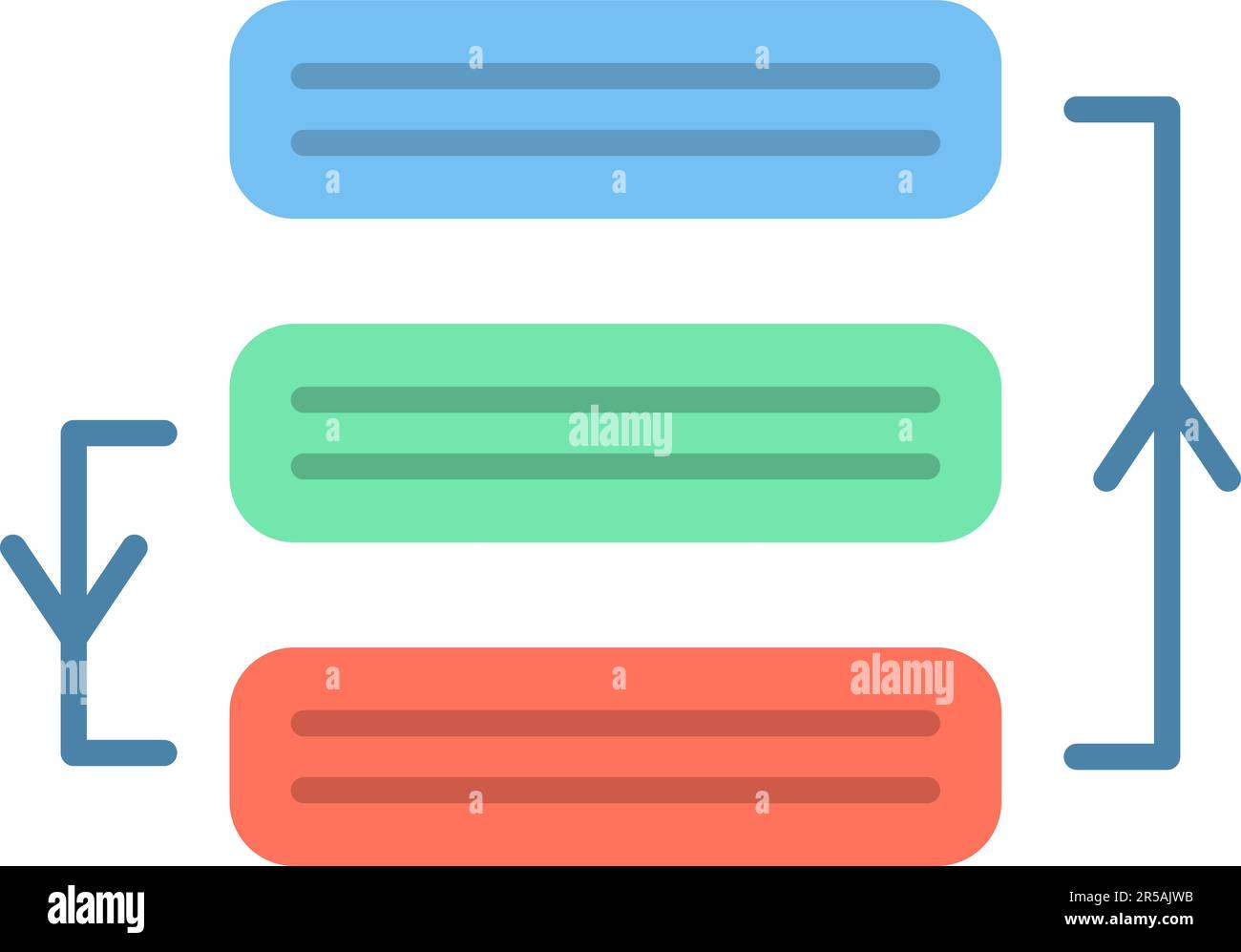Prioritize icon vector image Stock Vector Image & Art - Alamy