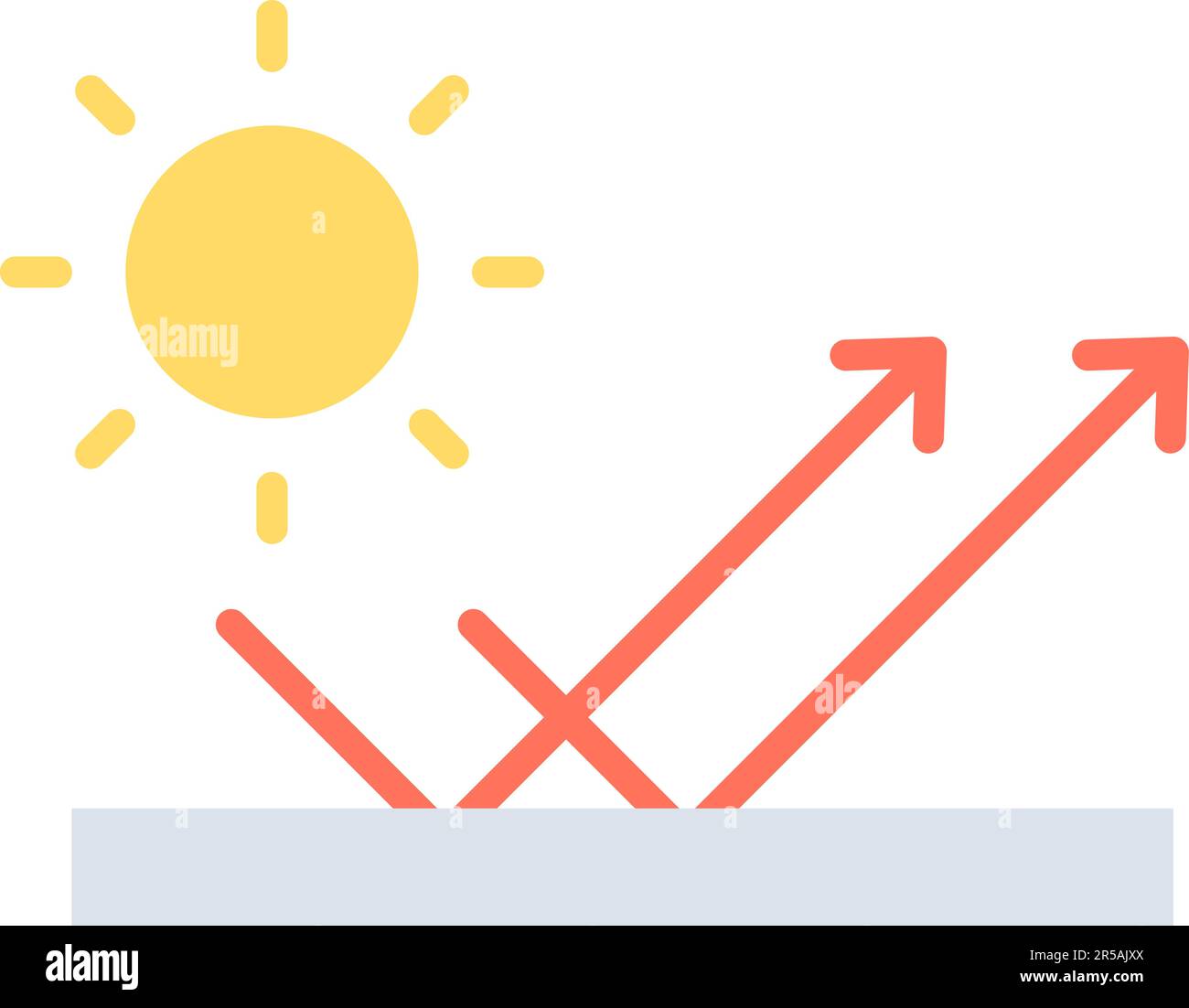 Reflection icon vector image Stock Vector Image & Art - Alamy