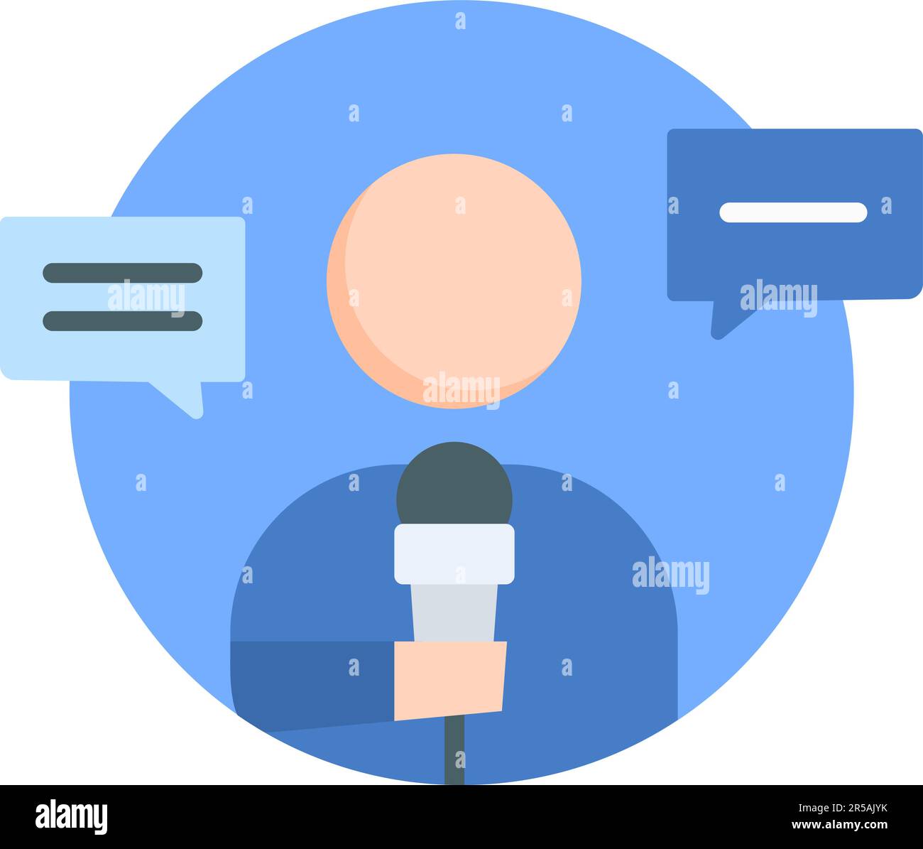 Reporter icon vector image Stock Vector Image & Art - Alamy