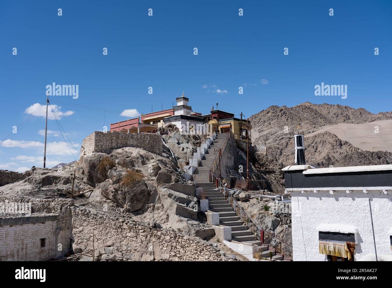 Spituk Monastery in Leh, Ladakh Stock Photo - Alamy