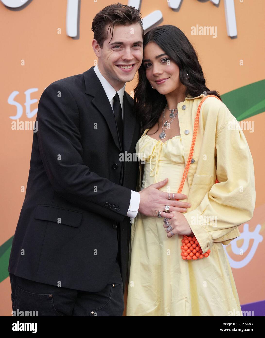 (L-R) Gabe James and Luann Diez at Netflix's NEVER HAVE I EVER Season 4 ...