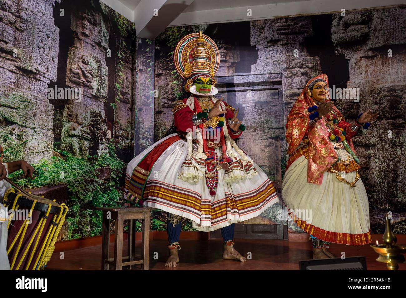 Kathakali s a major form of classical Indian dance from Kerala, India Stock Photo - Alamy
