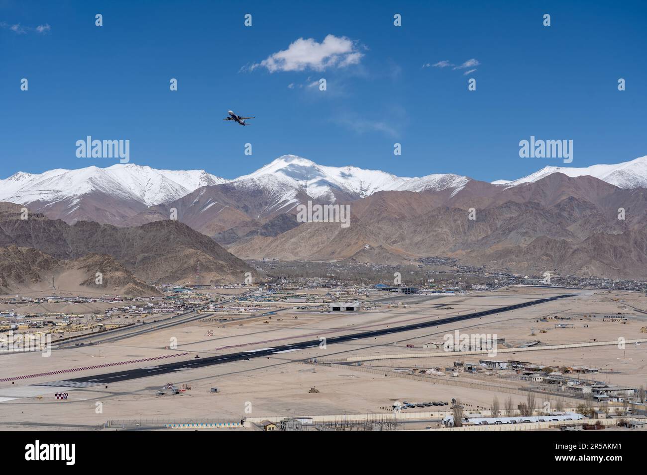 Kushok Bakula Rimpochee Airport in Leh, India Stock Photo - Alamy