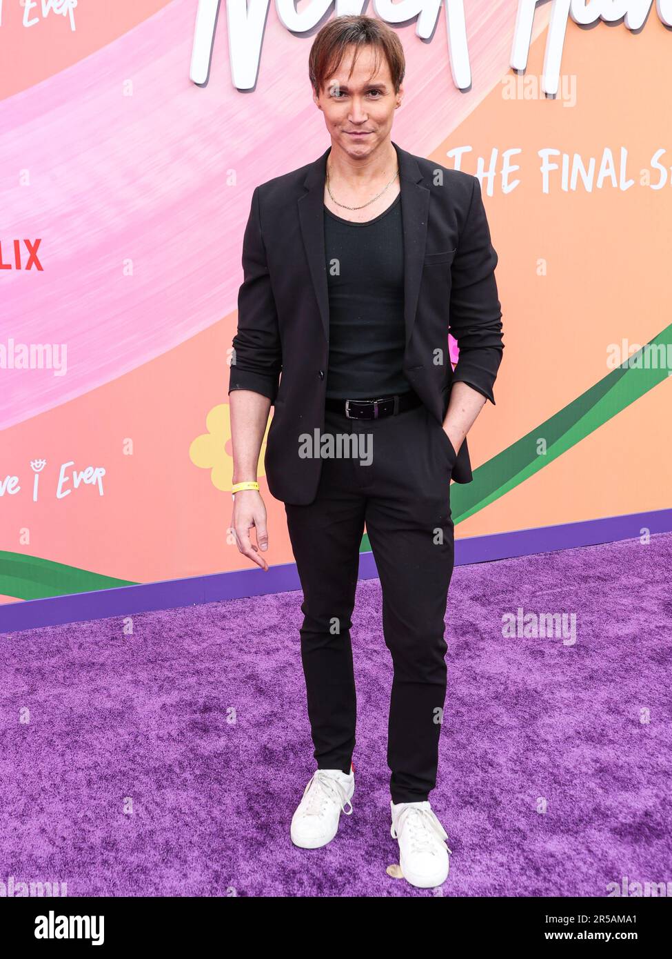 WESTWOOD, LOS ANGELES, CALIFORNIA, USA - JUNE 01: Luke Lowrey arrives at the Los Angeles ...