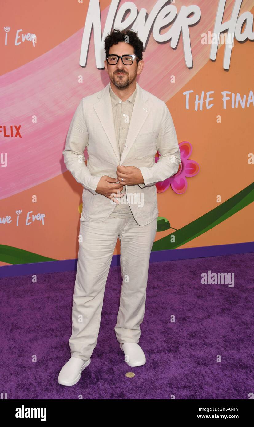 LOS ANGELES, CA - JUNE 01: Adam Shapiro attends Netflix's "Never Have I ...