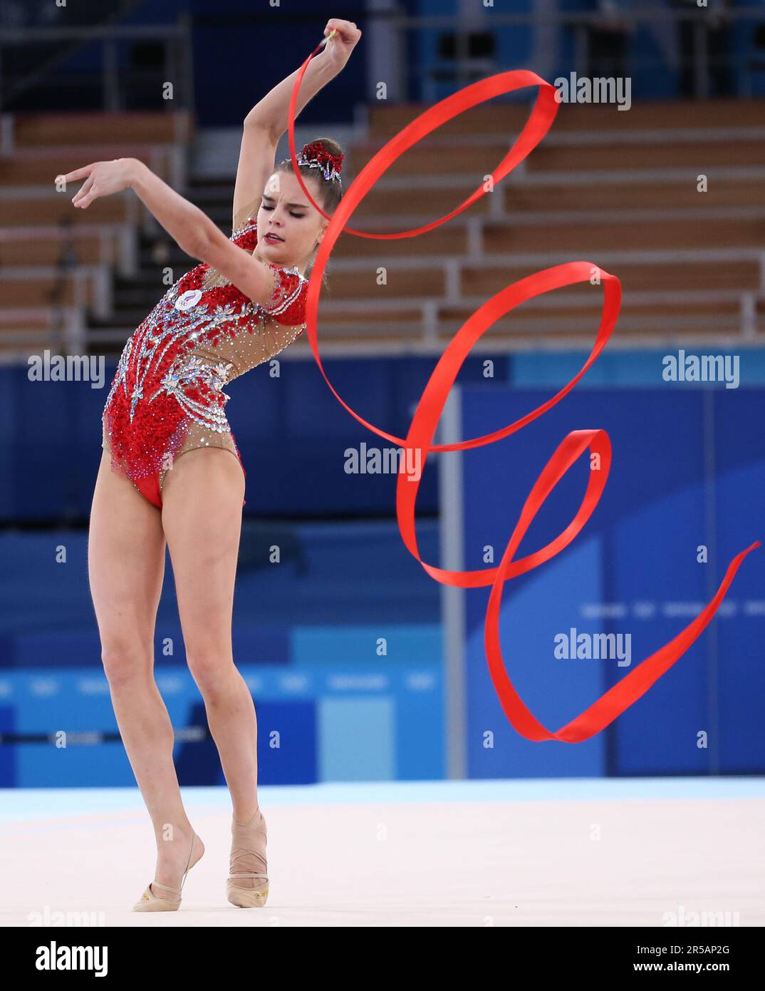 AUG 7, 2021 - Tokyo, Japan: Dina AVERINA of Team Russia competes on ...