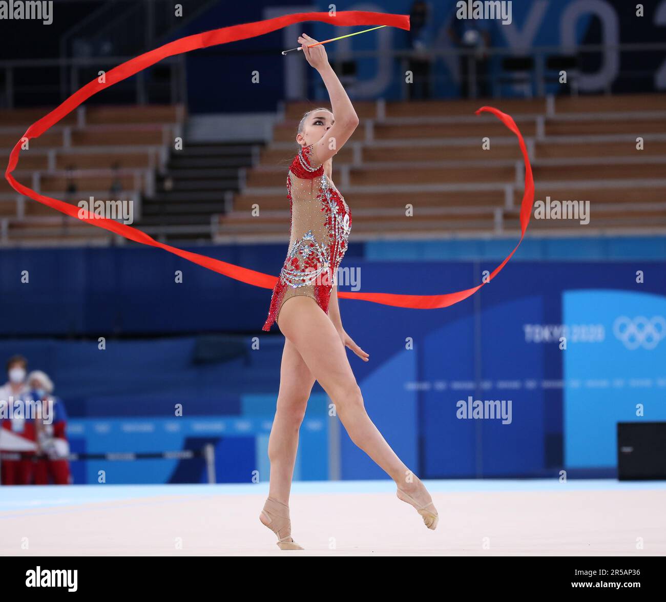 AUG 7, 2021 - Tokyo, Japan: Dina AVERINA of Team Russia competes on ...