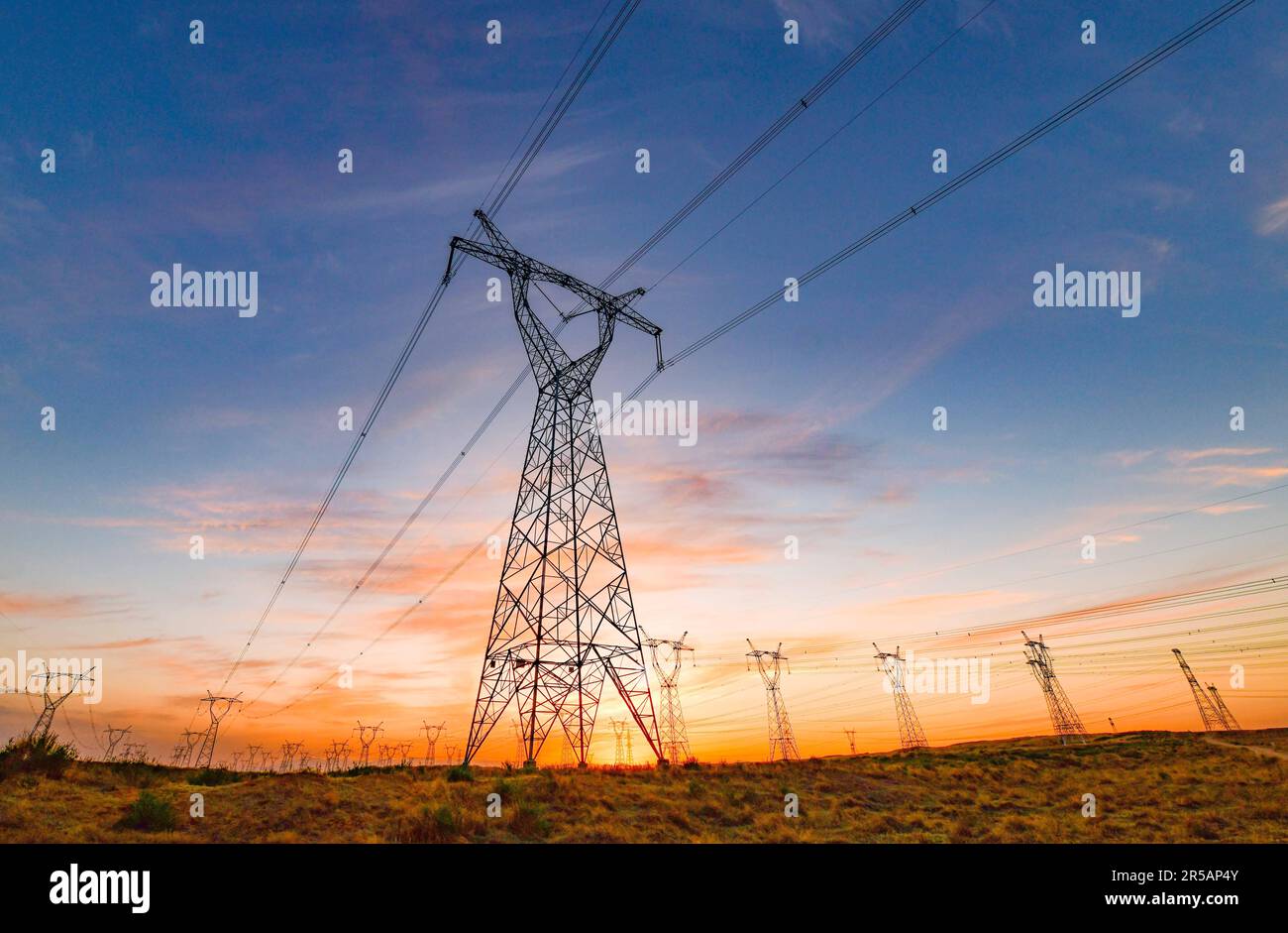 ORDOS, CHINA - JUNE 1, 2023 - An ultra-high voltage direct current ...