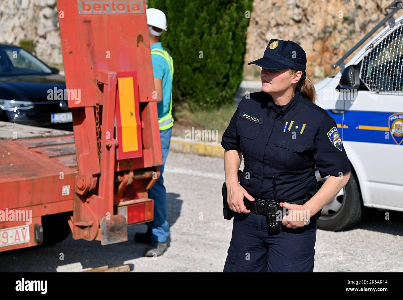 Brela, Croatia. 02nd June, 2023. Demolition of seven illegally built ...