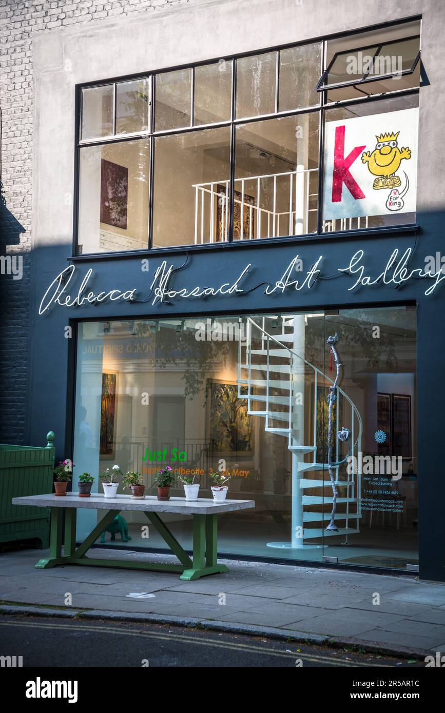 Rebecca Hossack Art Gallery, Conway St,, Fitzrovia, London, England, UK ...