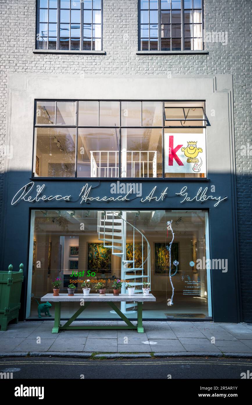 Rebecca Hossack Art Gallery, Conway St,, Fitzrovia, London, England, UK ...