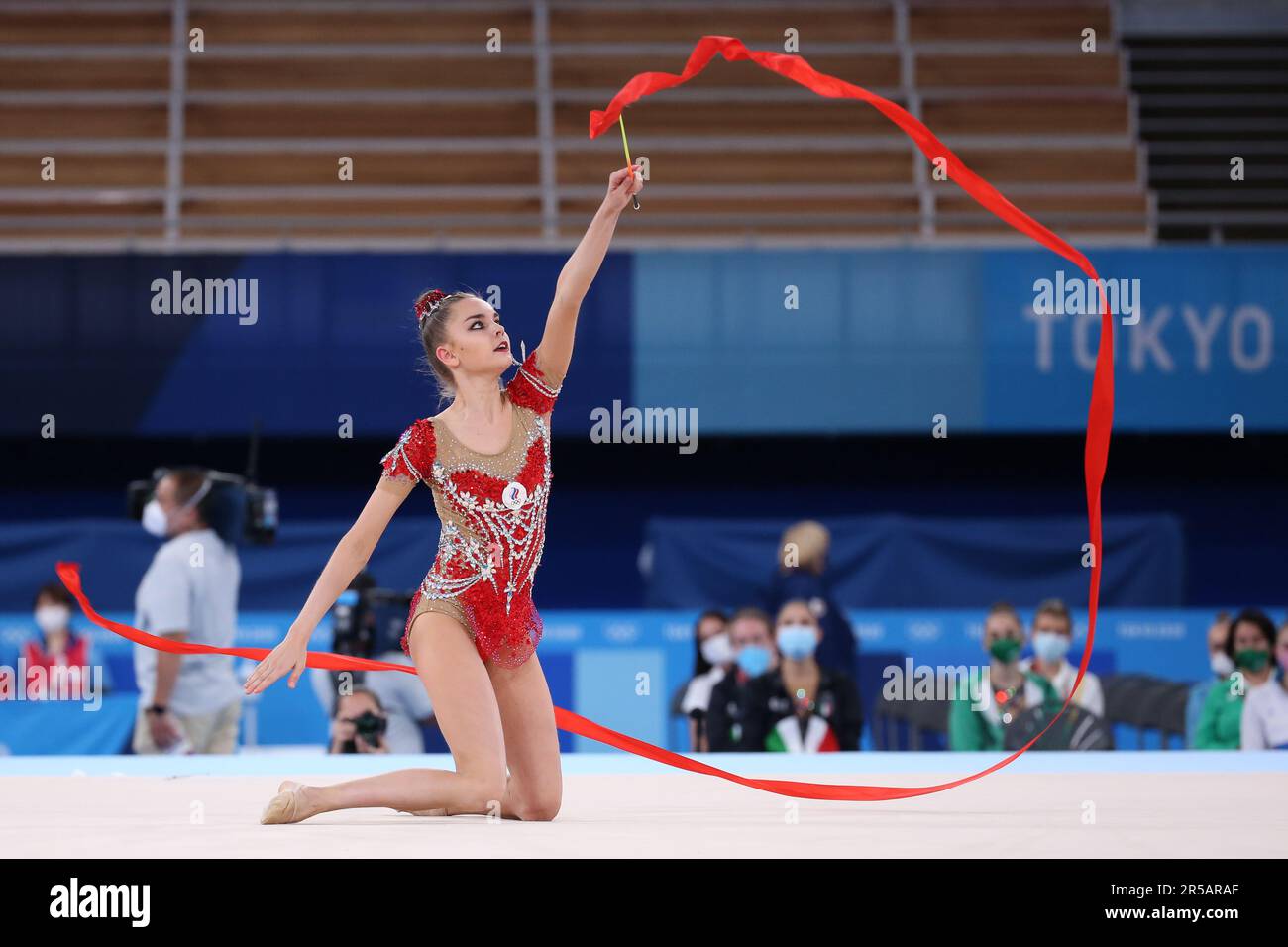 AUG 7, 2021 - Tokyo, Japan: Dina AVERINA of Team Russia competes on ...
