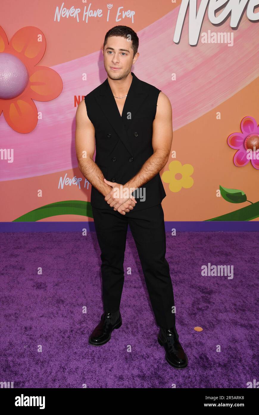 LOS ANGELES, CA - JUNE 01: Jaren Lewison attends Netflix's "Never Have ...