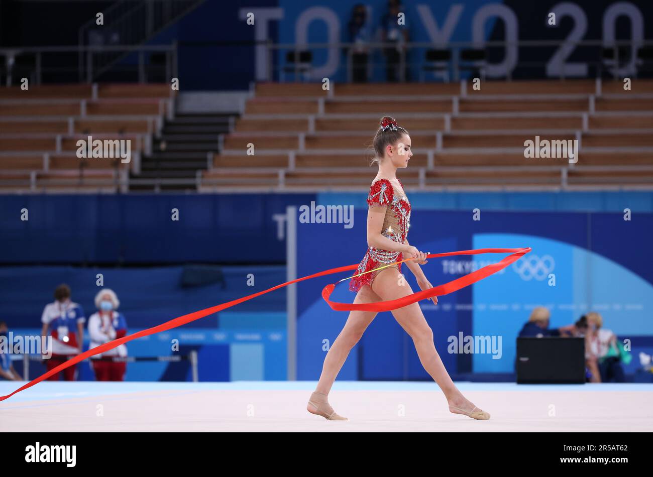 AUG 7, 2021 - Tokyo, Japan: Dina AVERINA of Team Russia competes on ...