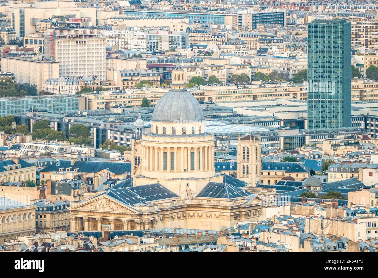 Aerial view of the Pantheon in Paris Stock Photo - Alamy