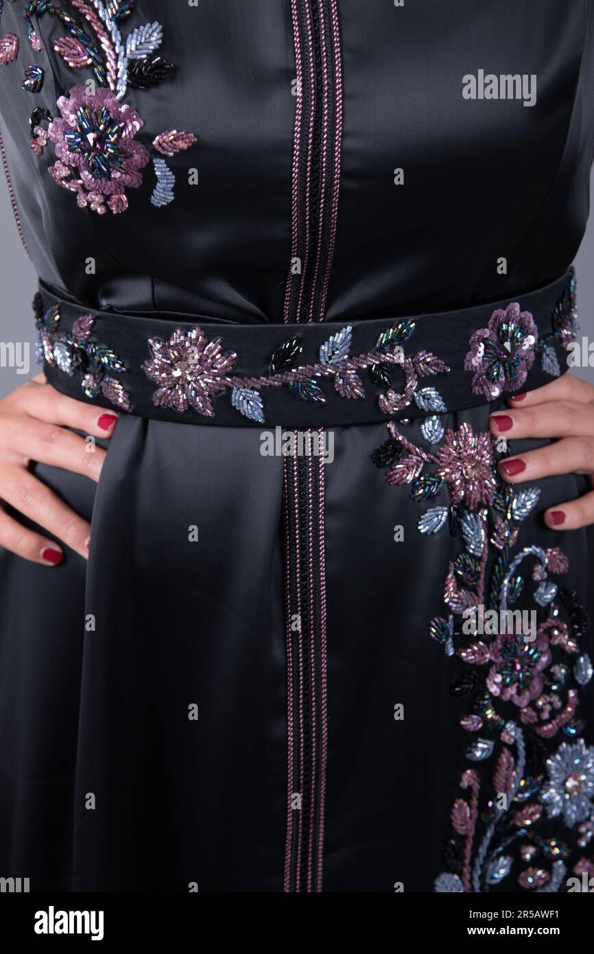 Traditional Moroccan Kaftan Worn by a Female Model Stock Photo - Alamy