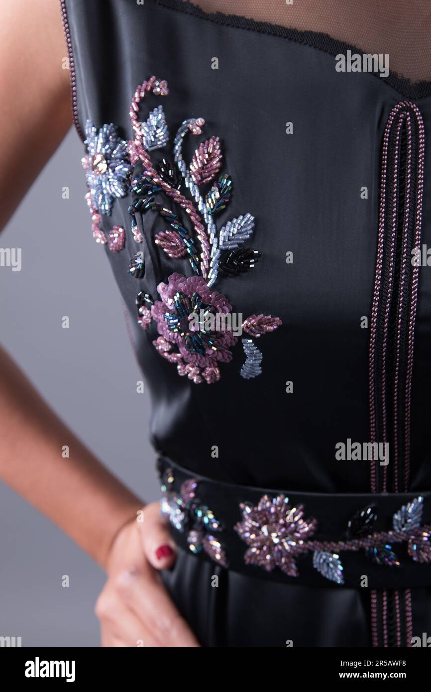 Traditional Moroccan Kaftan Worn by a Female Model Stock Photo - Alamy