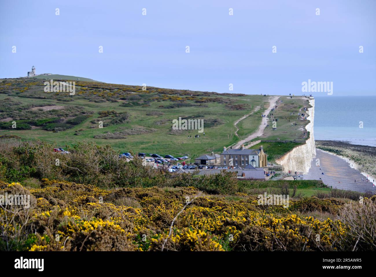 White chalk cliffs at birling gap hi-res stock photography and images - Alamy