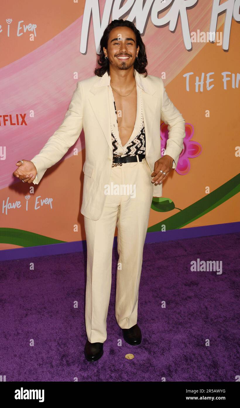 LOS ANGELES, CA - JUNE 01: Michael Cimino attends Netflix's "Never Have ...