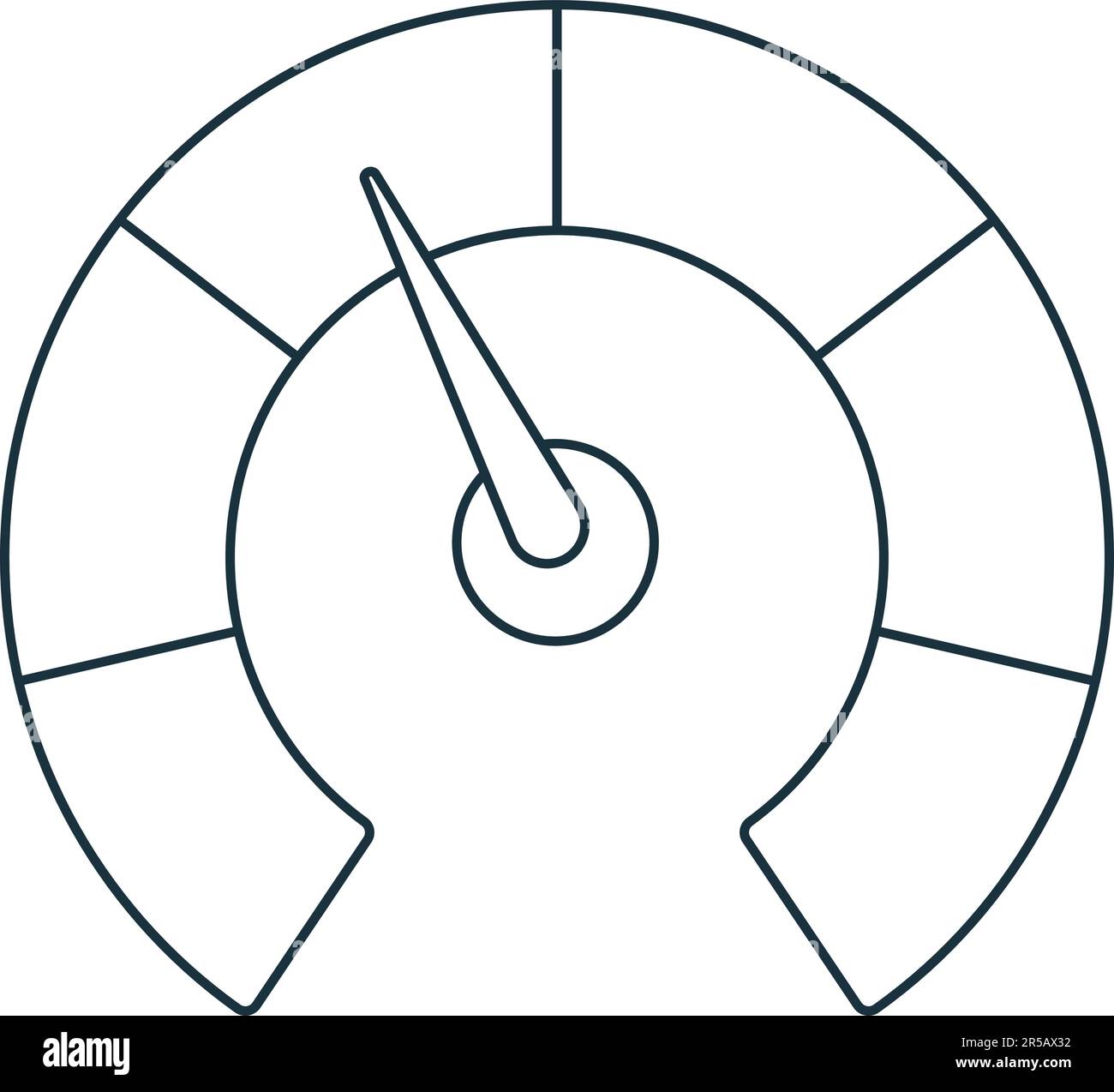 Indicator Icon Monochrome Simple Sign From Performance Collection
