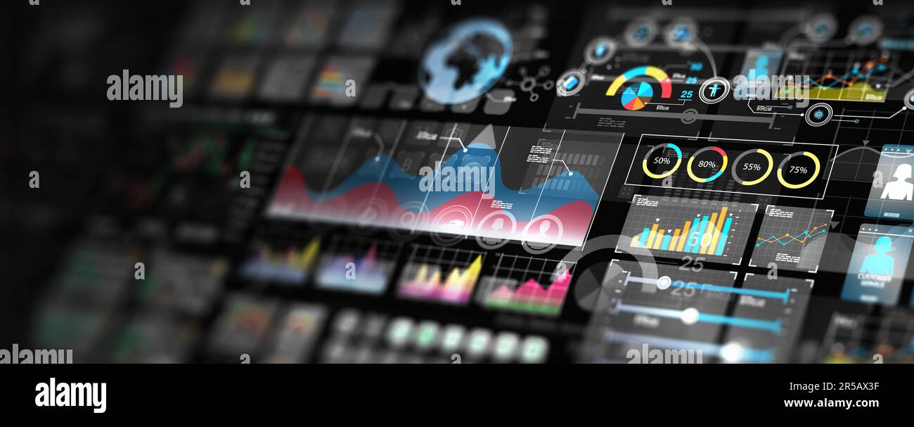 Financial Data as Graphs, Charts, and Reports. Comprehensive Analysis ...