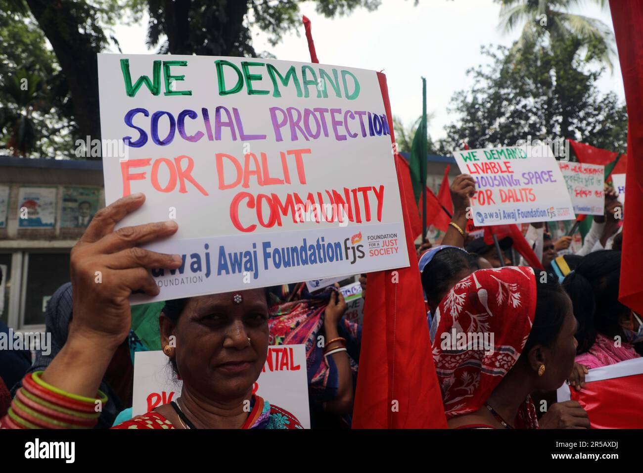 DHAKA, BANGLADESH - JUNE 2: Dalit and excluded community members human ...