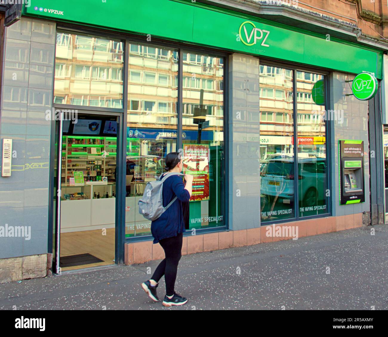 Glasgow, Scotland, UK 2nd June, 2023. VPZ launch vapes recycling in the ...