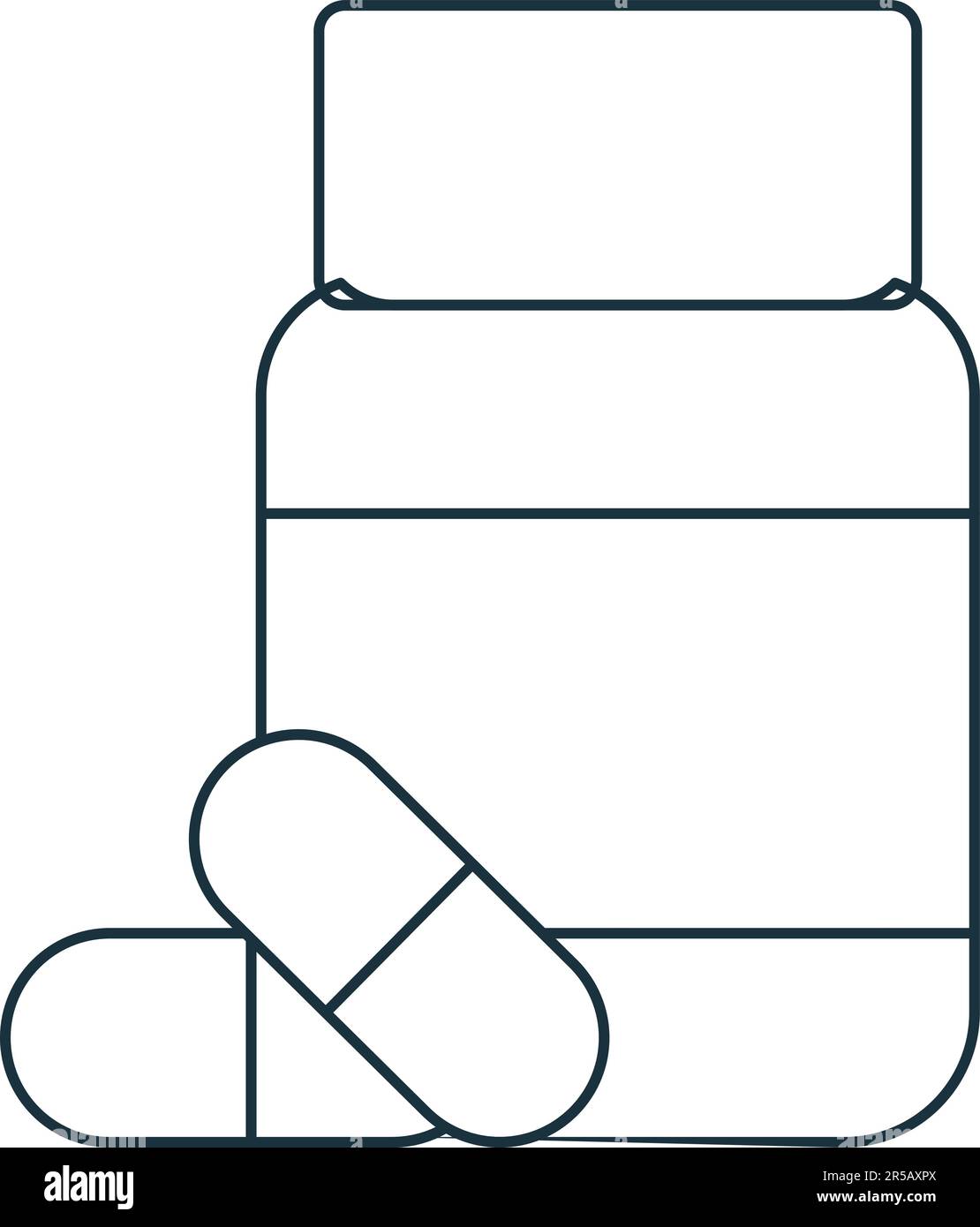Drug icon. Monochrome simple sign from pharmacy collection. Drug icon ...