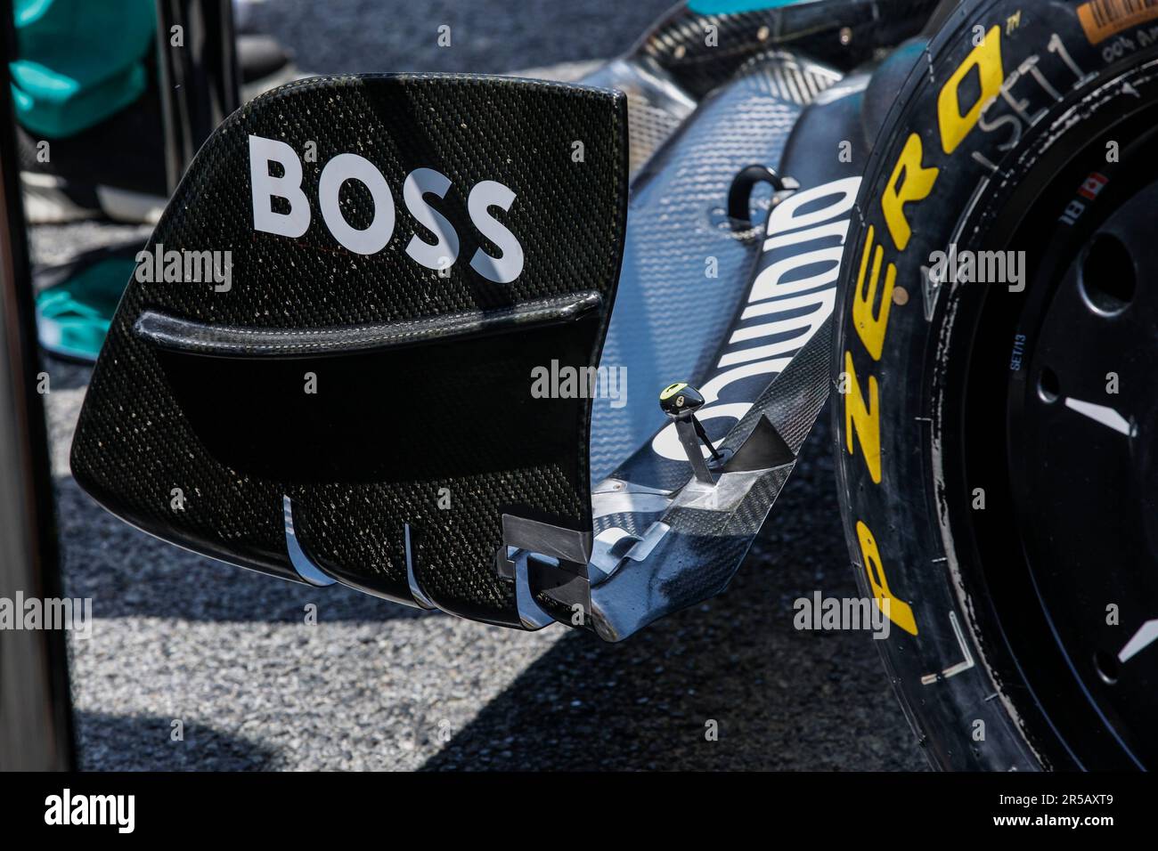 Montmelo, Espagne. 02nd June, 2023. Aston Martin F1 Team AMR23 ...