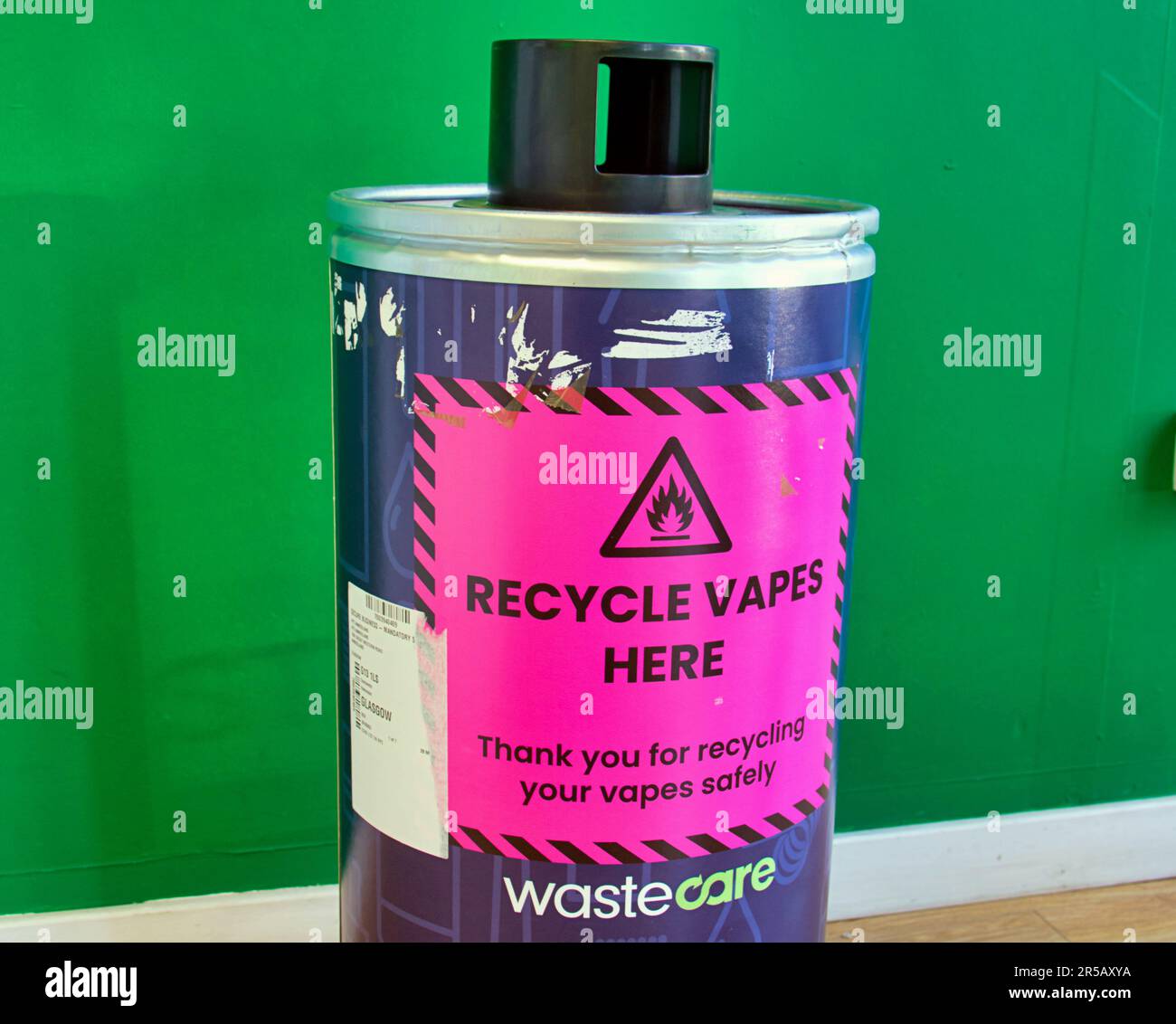 Glasgow, Scotland, UK 2nd June, 2023. VPZ launch vapes recycling in the ...