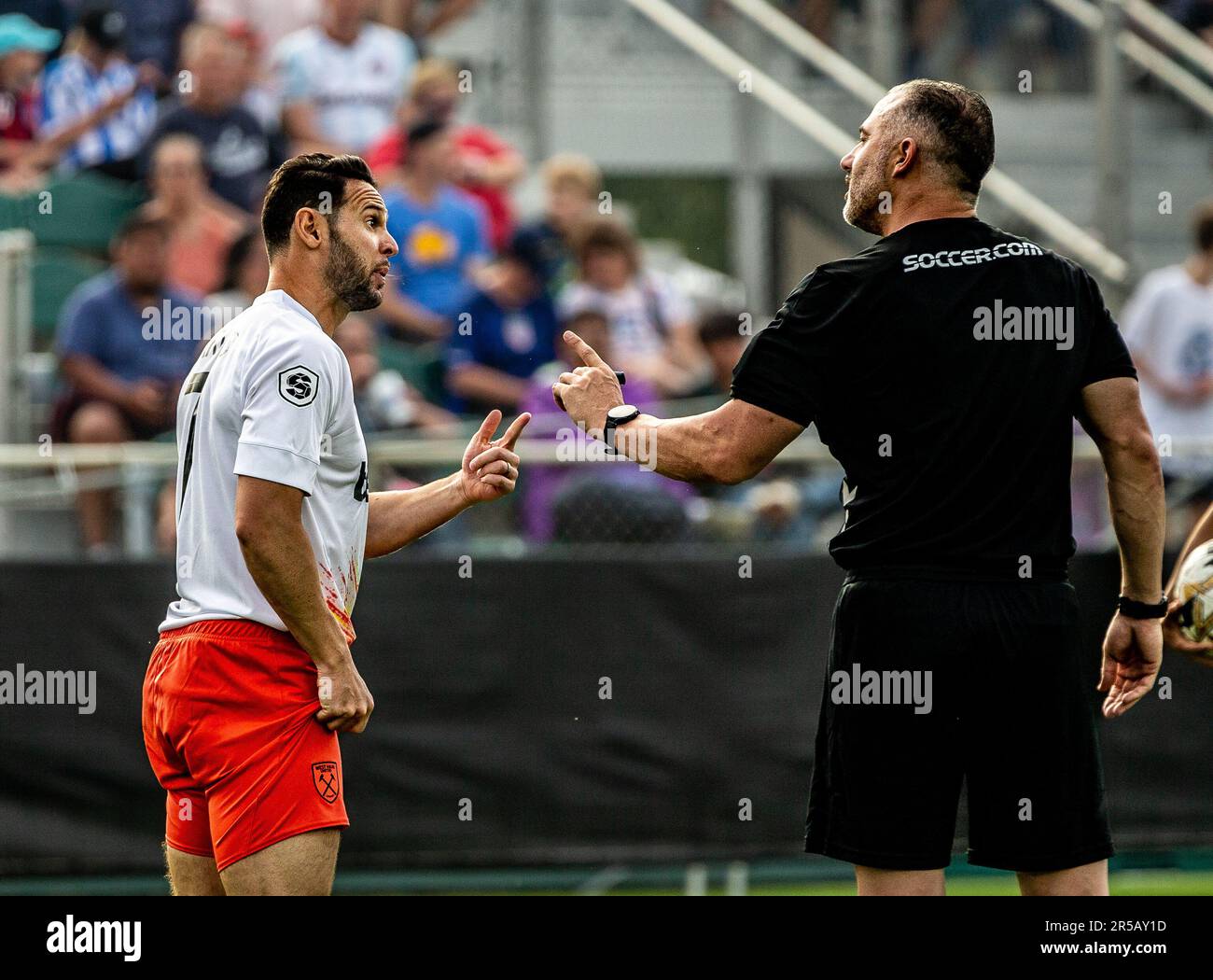 June 1, 2023, cary, NC, USA: West Ham United's MATT JARVIS (7) having ...