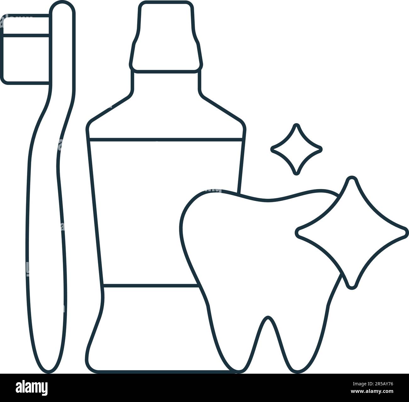 Oral care icon. Monochrome simple sign from pharmacy collection. Oral ...