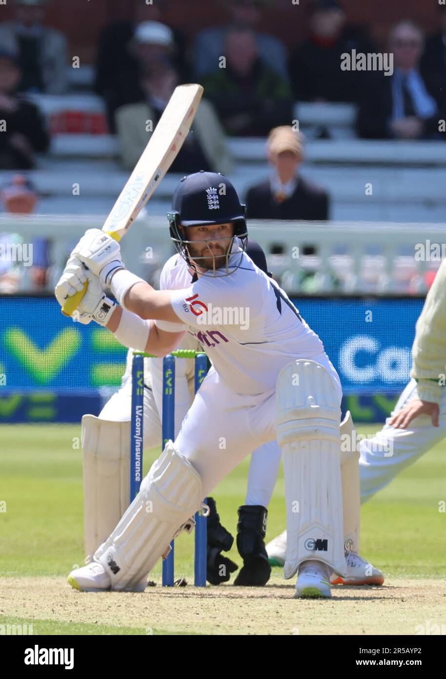 London, UK. 02nd June, 2023. England's Ben Duckett during Test Match ...