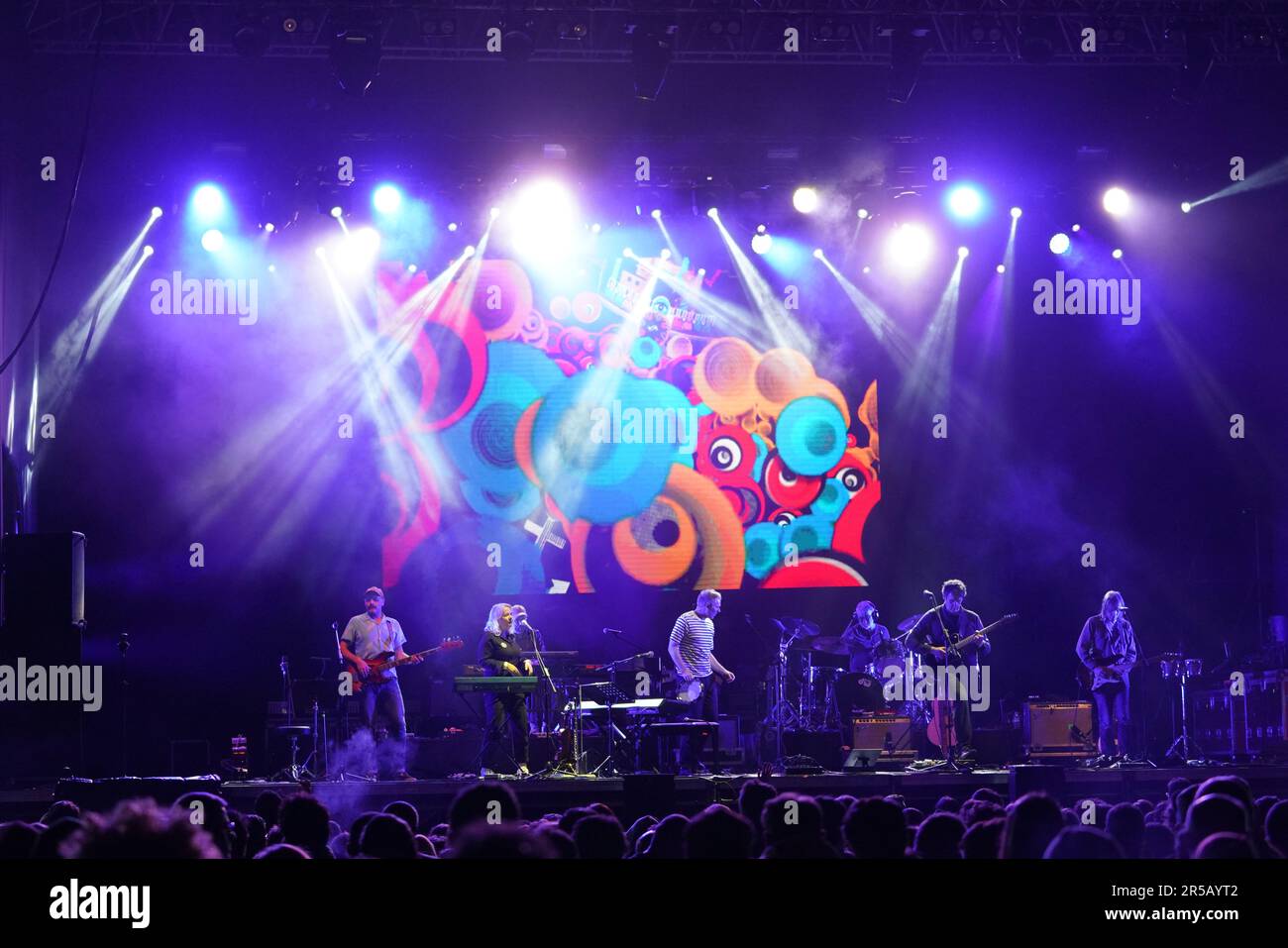 ISTANBUL, TURKIYE - SEPTEMBER 24, 2022: Belle and Sebastian Concert in ...