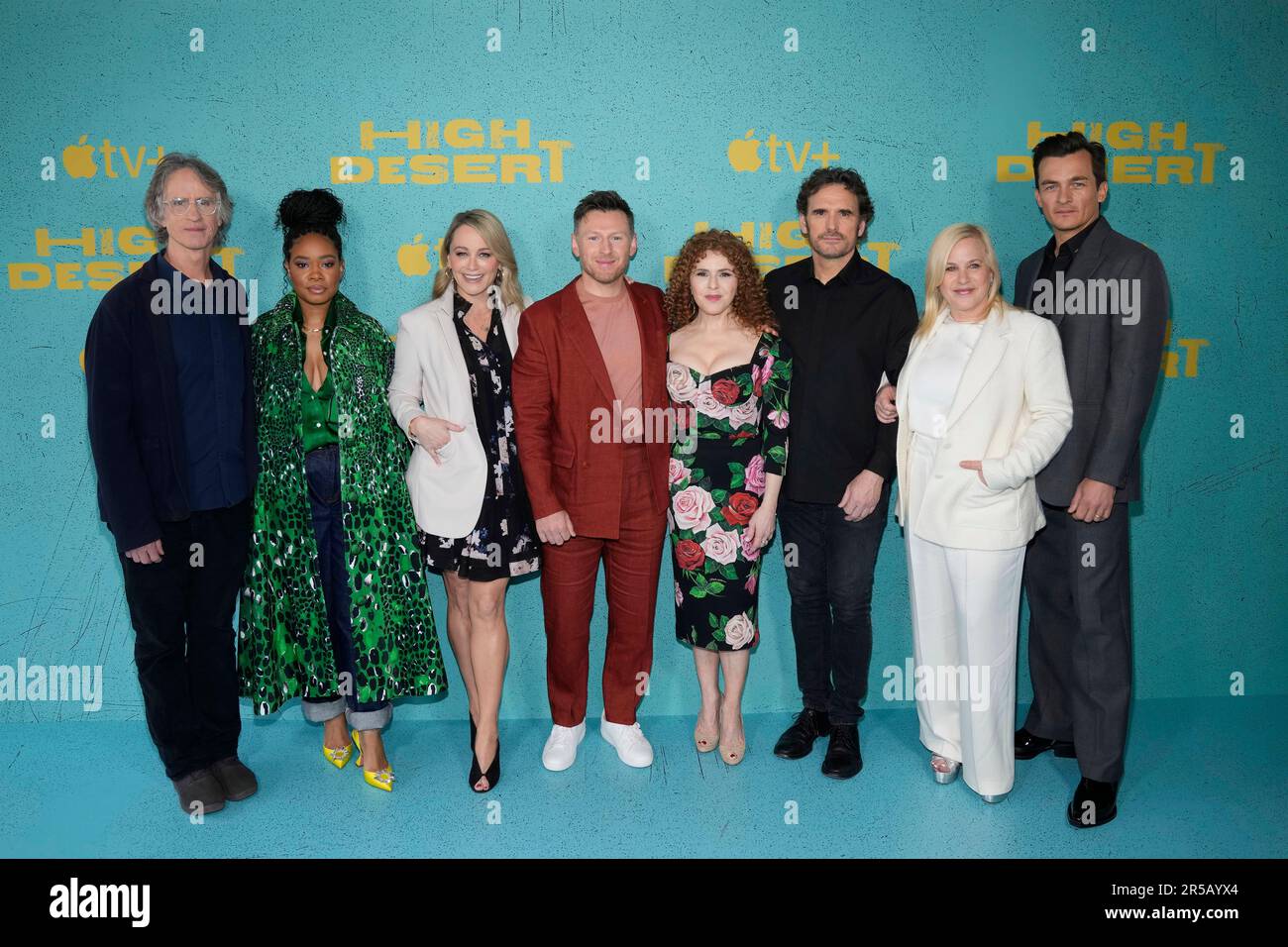 FILE - Jay Roach, from left, Weruche Opia, Christine Taylor, Keir O ...