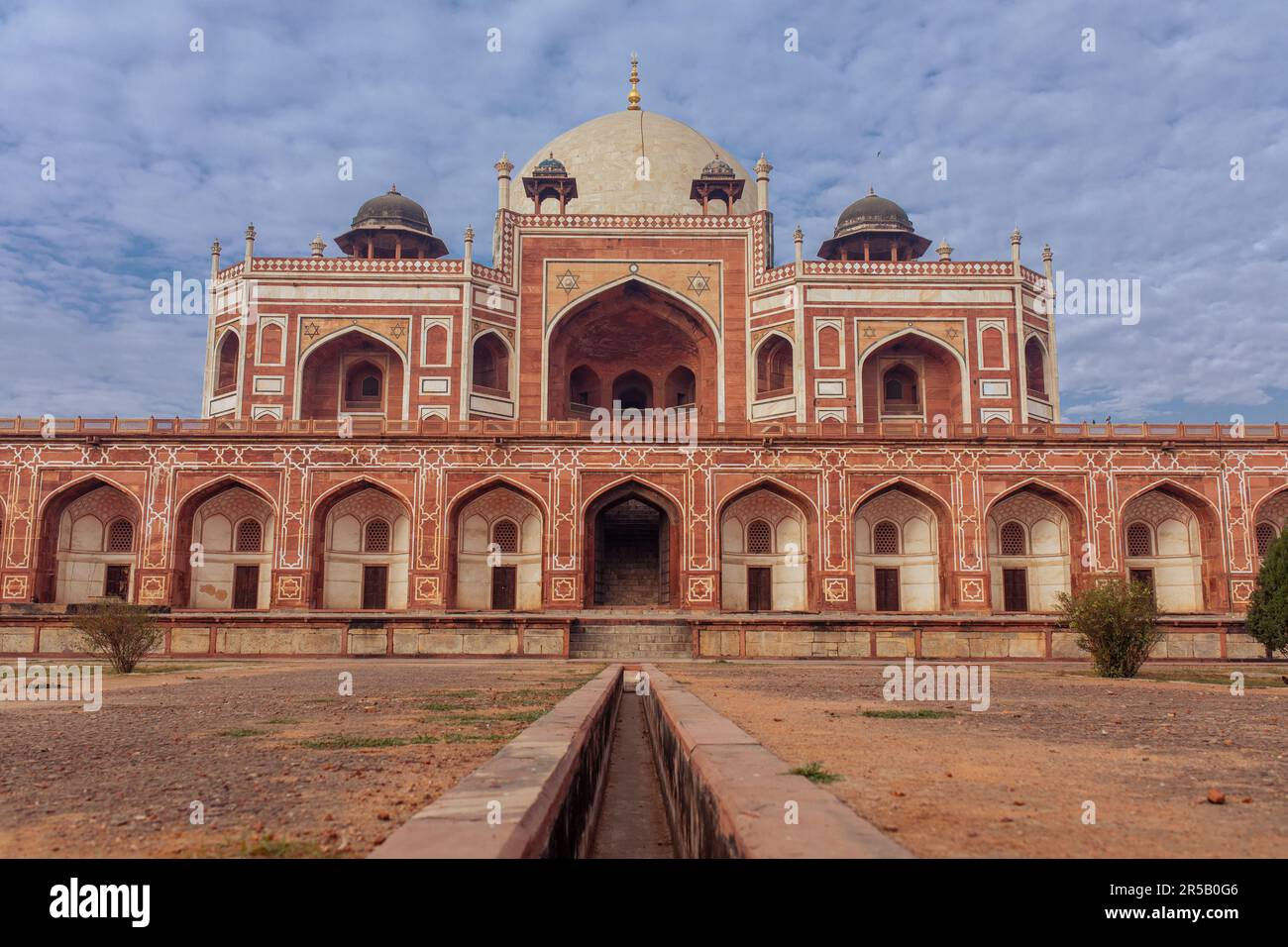 This majestic building features multiple elegant arches and domes ...